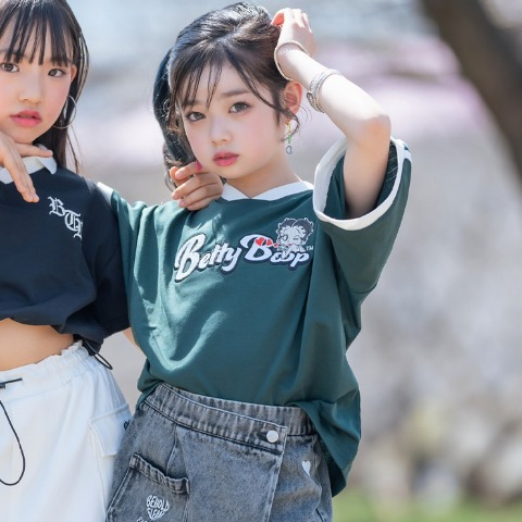 キッズ Tシャツ（120・130cm・花×れいな×BETTYBOOP） | しまむら 公式オンラインストア