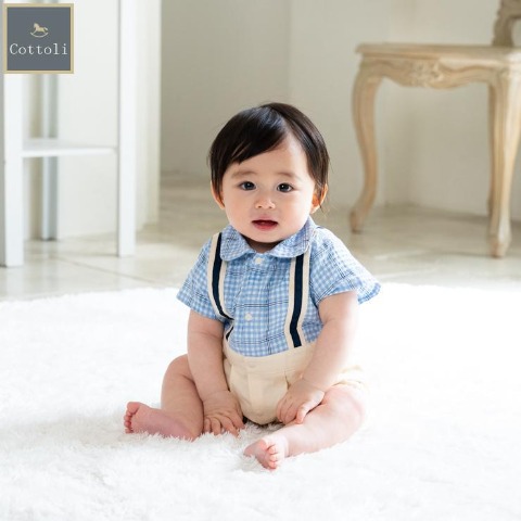 ベビー 半袖カバーオール（70・80cm・Cottoli） | バースデイ 公式オンラインストア